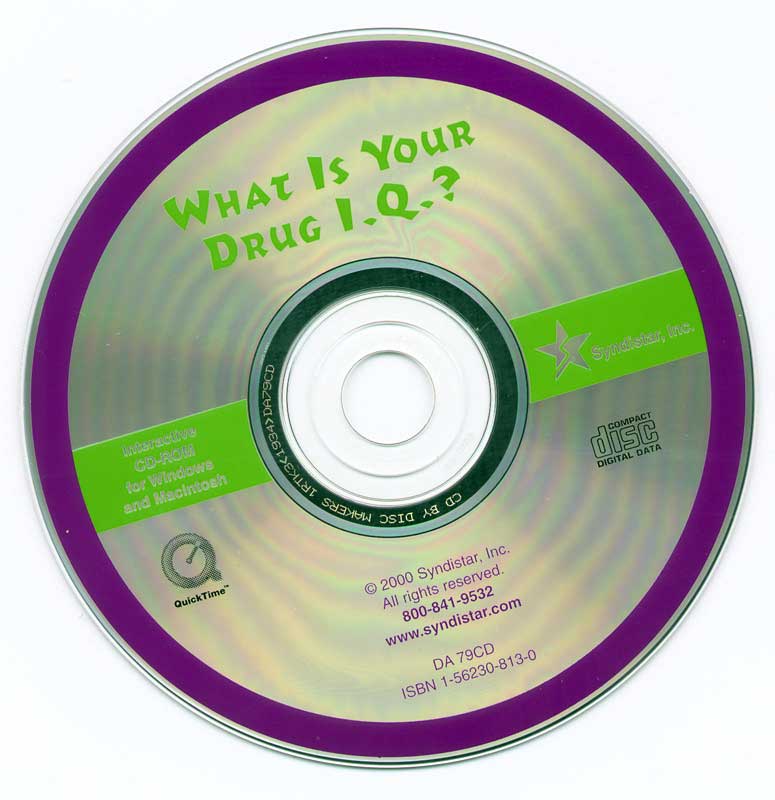 What Is Your Drug I.Q.? Interactive CD-ROM | Prevention and Treatment ...
