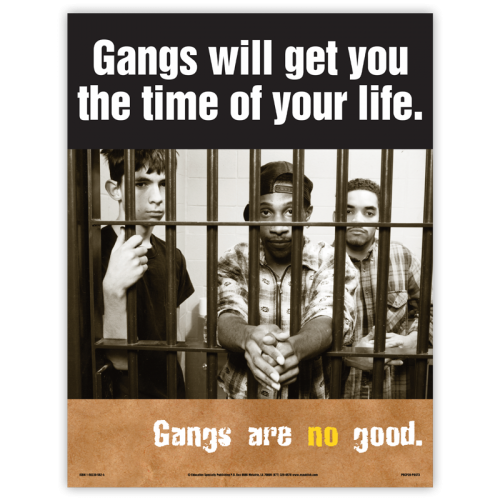 Think Twice: Gangs Awareness Posters | Prevention Resources