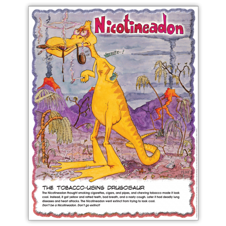 Nicotineadon Anti-Tobacco Poster | Prevention Resources