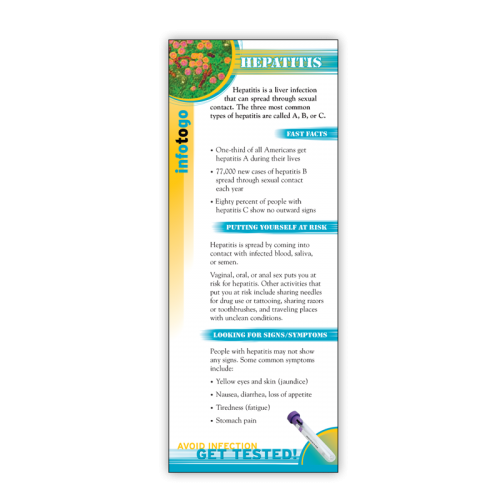 Stay Informed, Stay Safe: Hepatitis Awareness Rack Cards