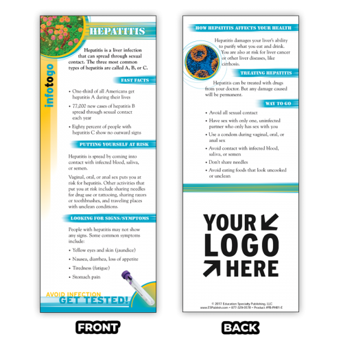 Stay Informed, Stay Safe: Hepatitis Awareness Rack Cards