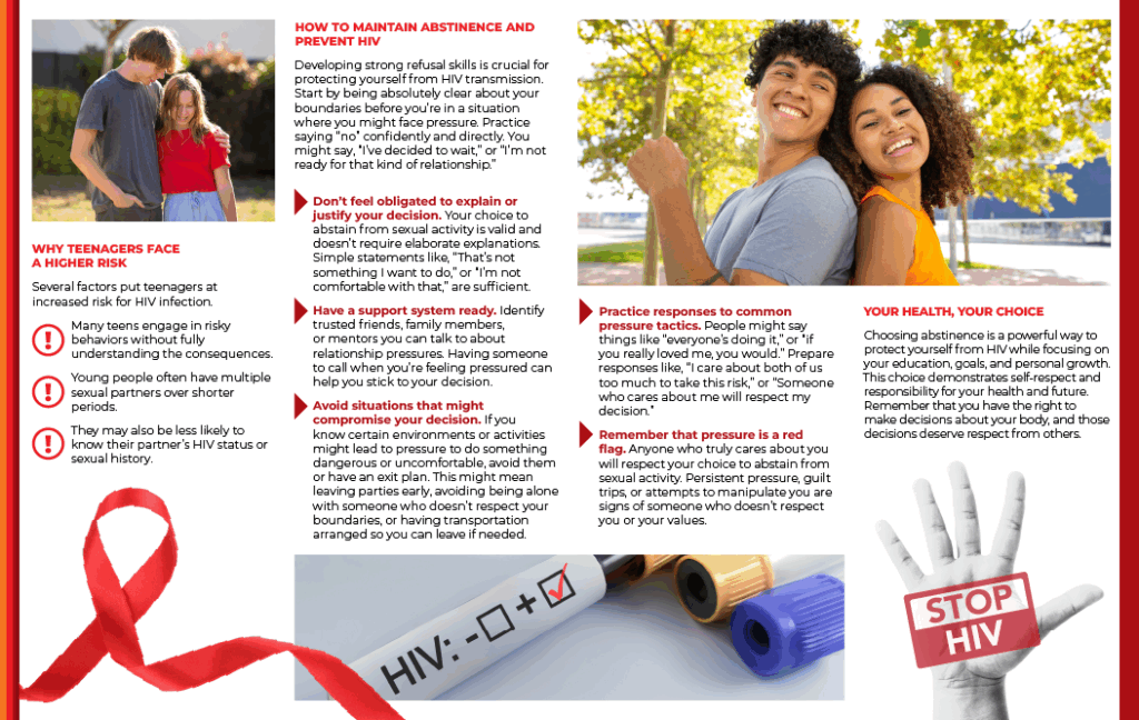 HIV & AIDS Pamphlets – Prevention & Risk Awareness