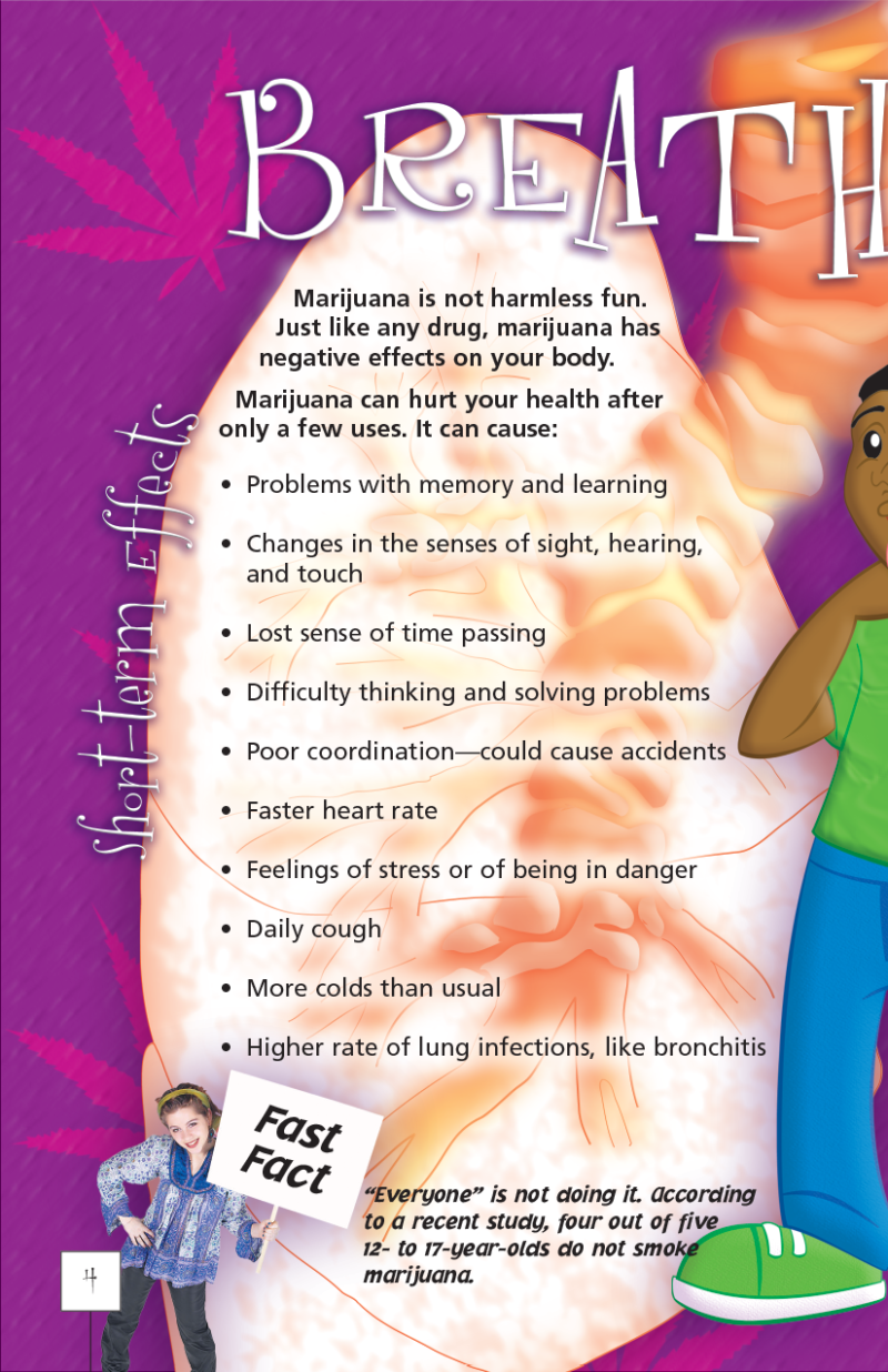 Marijuana Prevention Education Mini-Magazine for Teens