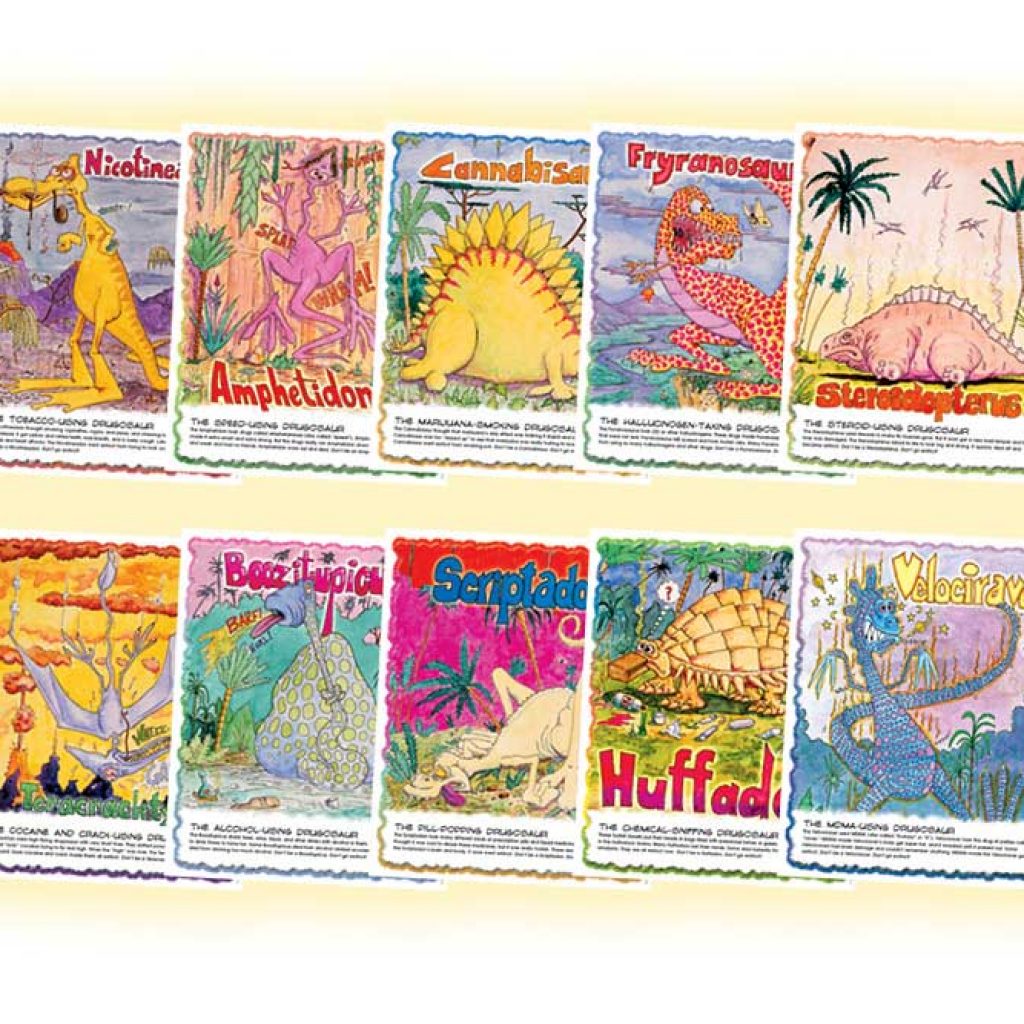 Drugosaurs! Posters Package: Drug Prevention Education
