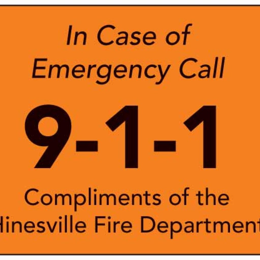 9-1-1 Emergency Phone Stickers | Prevention & Treatment Resources