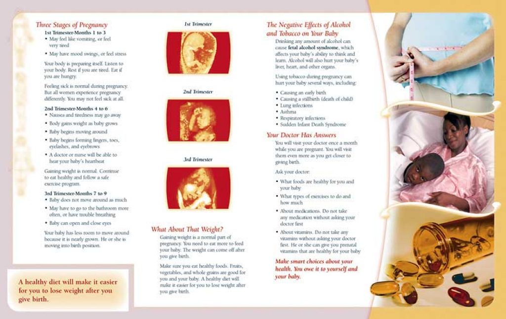 Pregnancy: How to Keep You and Baby Happy & Healthy Pamphlet