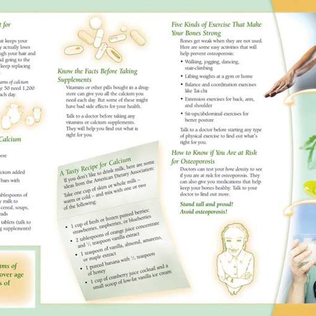 Osteoporosis Prevention & Awareness Pamphlet