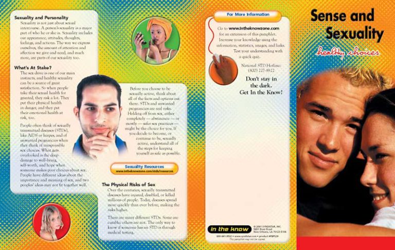 Sex Education Pamphlet | Prevention & Treatment Resources
