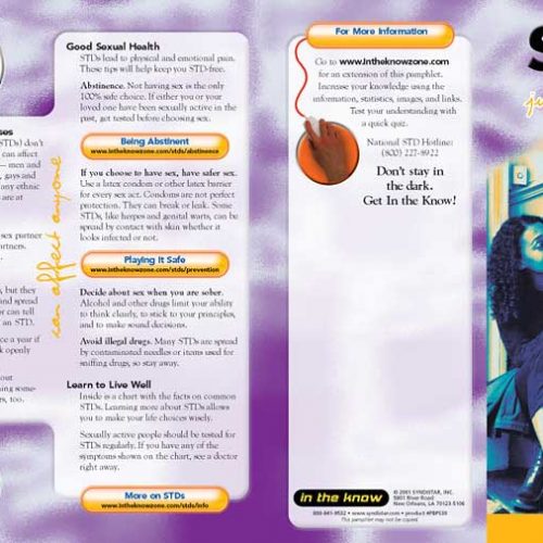 STD Facts Pamphlets – Know the Risks, Protect Yourself