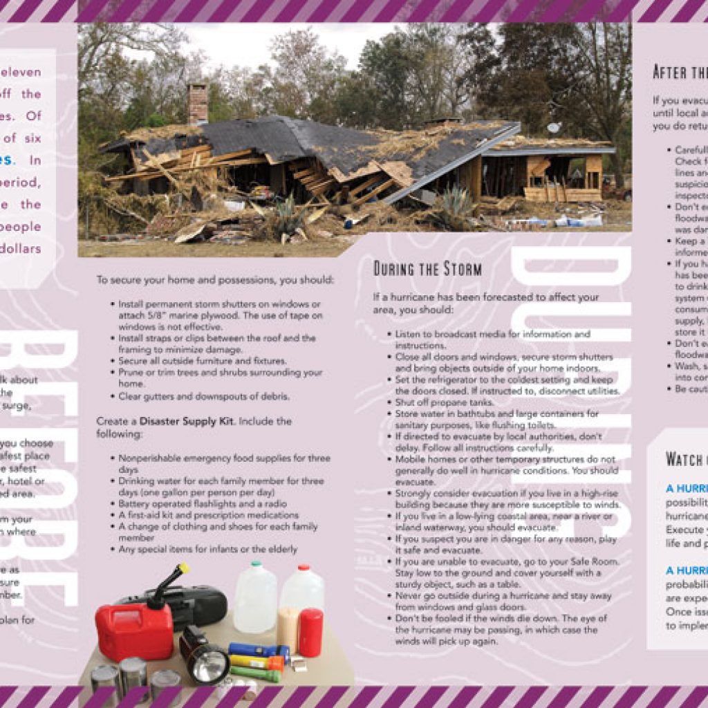 How to Prepare for a Hurricane Pamphlet | Prevention Resources