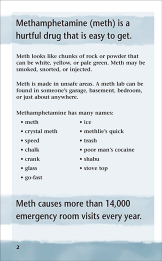 Methamphetamine: What Everyone Should Know Booklet