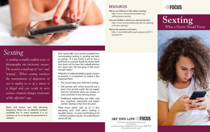 Teen Sexting Pamphlet for Parents & Caregivers
