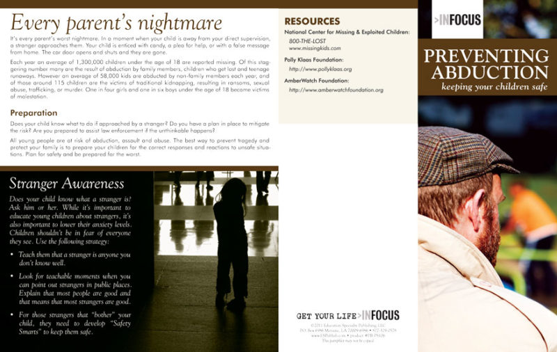 Preventing Abduction: Keeping Your Children Safe Pamphlets