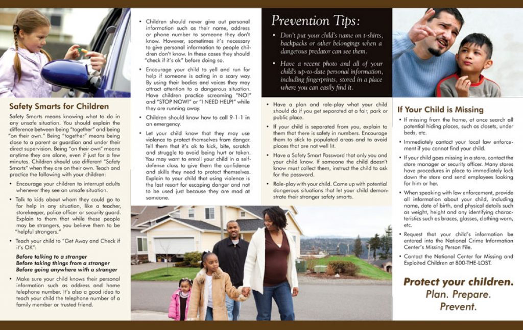 Preventing Abduction: Keeping Your Children Safe Pamphlets