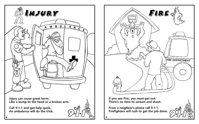 Emergency! Call 9-1-1! Activity Book | Prevention and Treatment ...