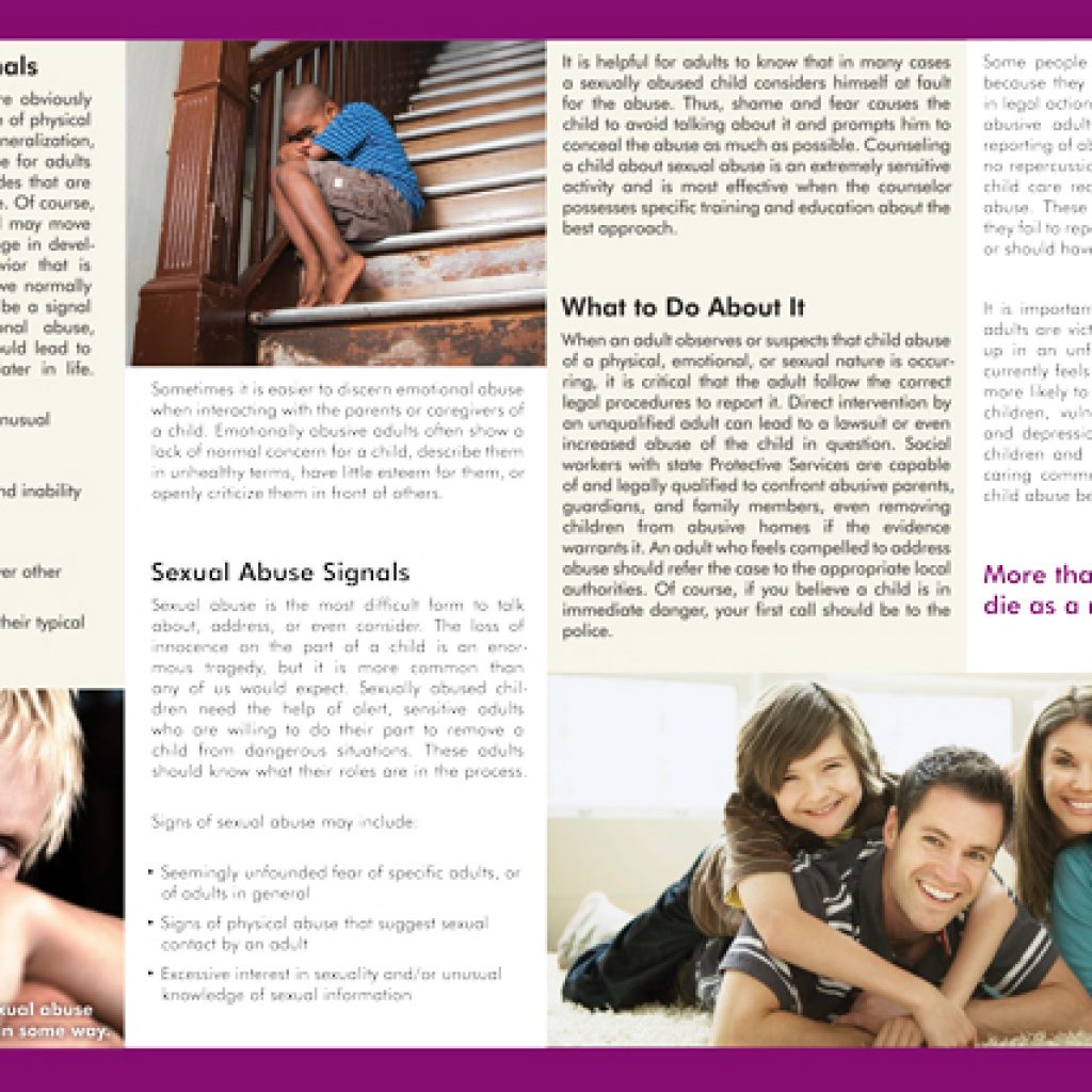 Recognize & Respond: Child Abuse Awareness Pamphlets