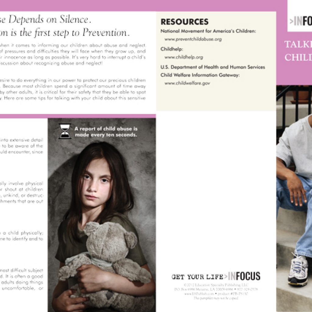 Talking with Your Child about Abuse Pamphlets - Parenting Guide
