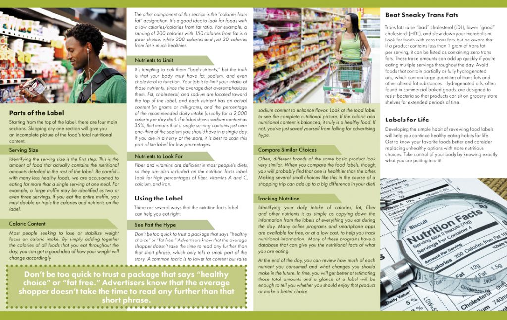 How to Read Food Labels Pamphlet | Prevention Resources