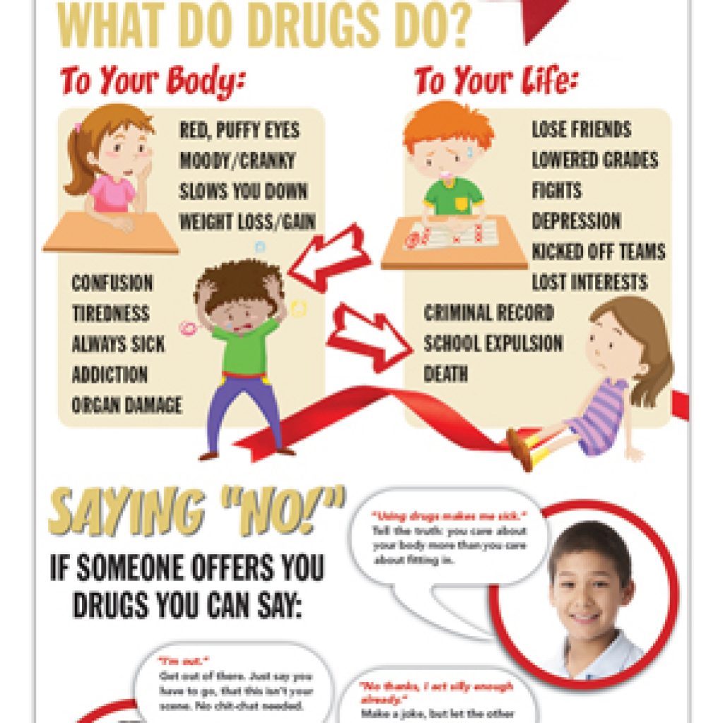 Red Ribbon Week Retractable Presentation Display