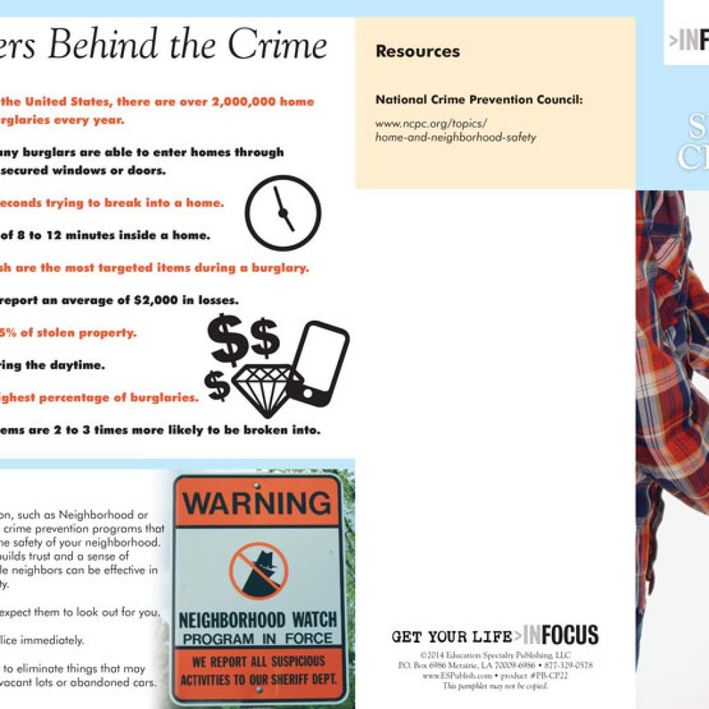 Home Security Checklist Pamphlet | Prevention Resources