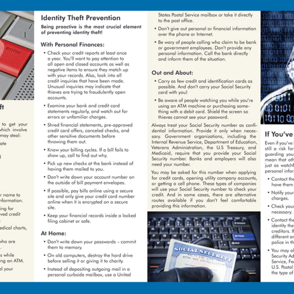 Secure Tomorrow: Preventing Identity Theft Pamphlets