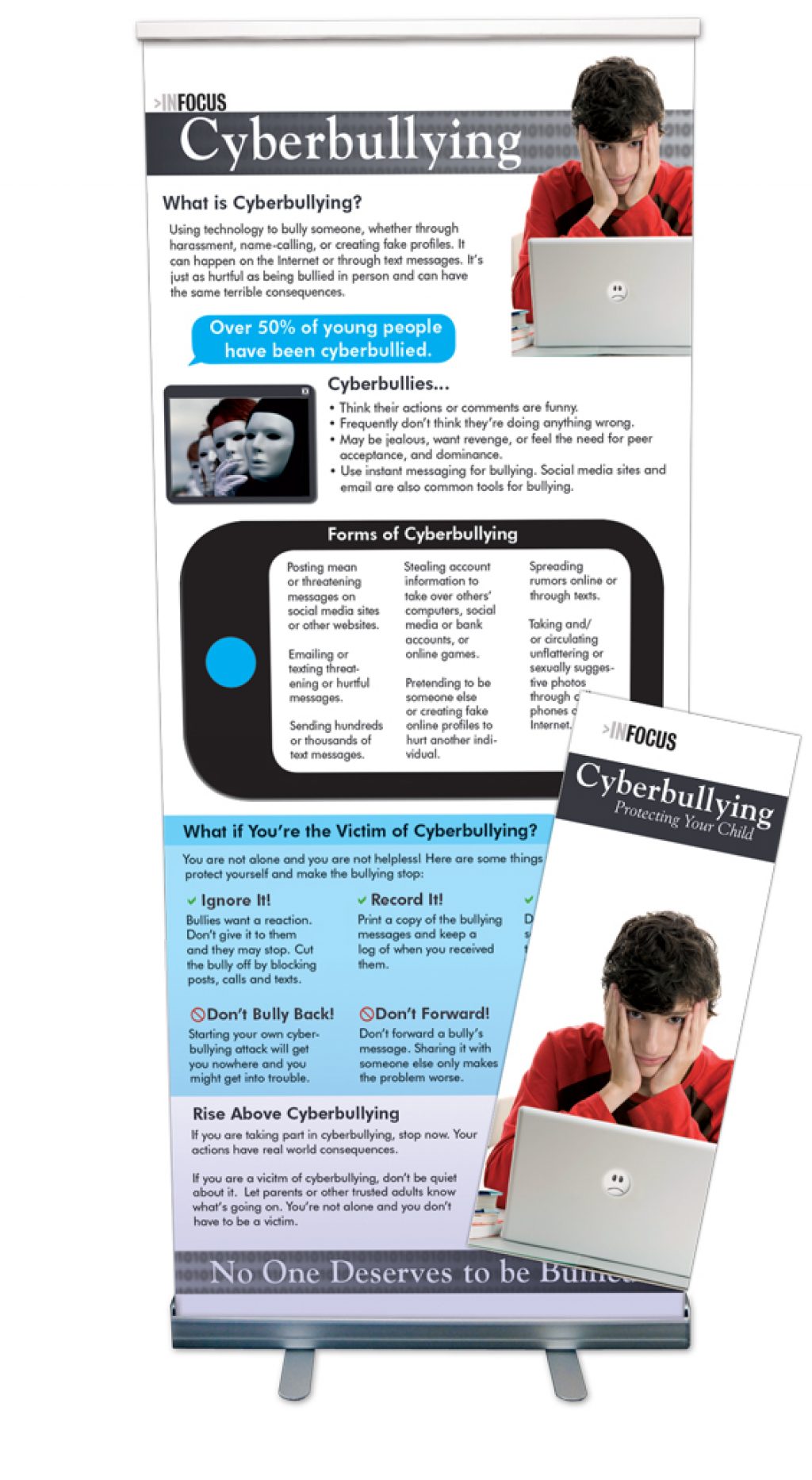 InFocus: Cyberbullying Presentation Display with Pamphlets Package ...