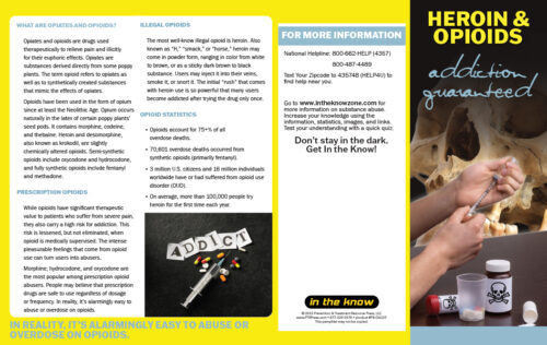 Heroin and Opioid Addiction Pamphlet | Prevention Resources