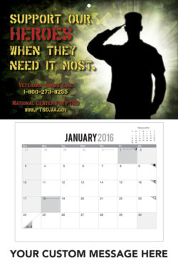 Support Our Heroes Calendar | Prevention and Treatment Resource Press
