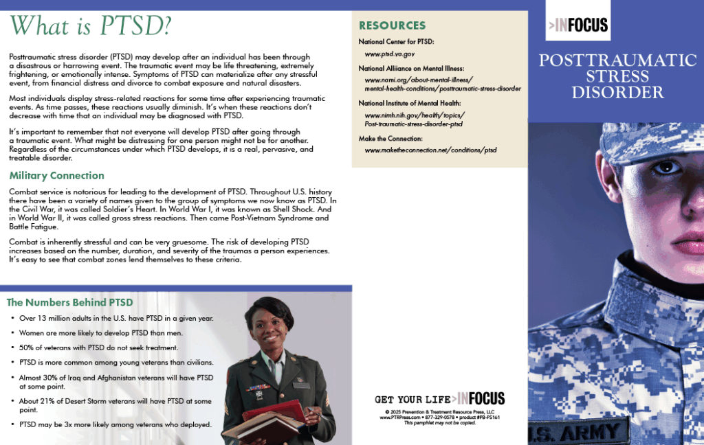 Military Posttraumatic Stress Disorder (PTSD) Pamphlet