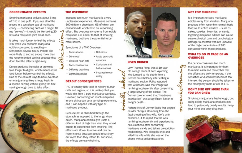 Marijuana Edibles Pamphlets | Prevention Education Resources