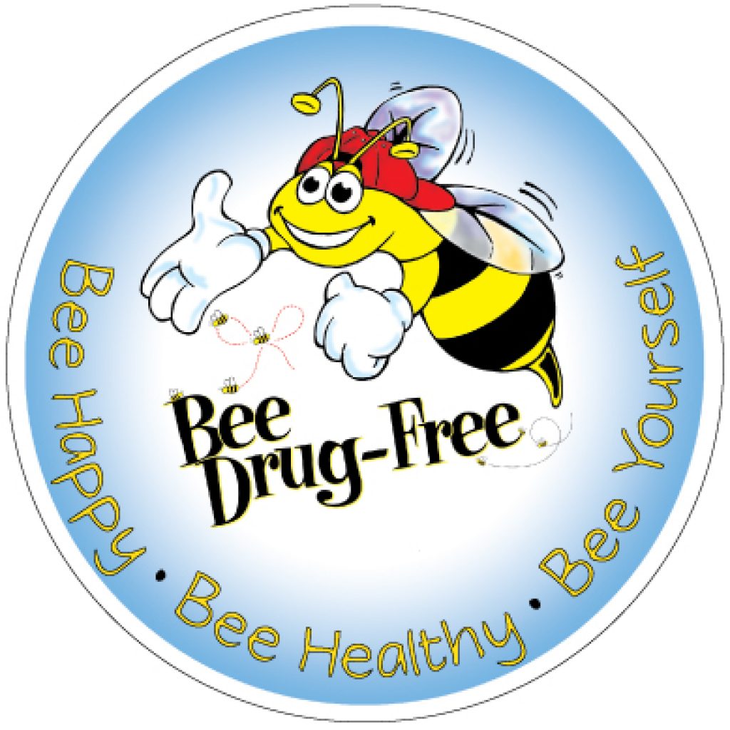 "Bee Drug-Free" Floor Graphic | Prevention and Treatment Resource Press