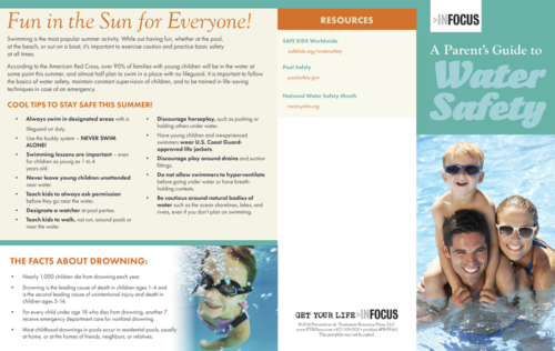 A Parents Guide to Water Safety Pamphlets | Prevention and Treatment ...
