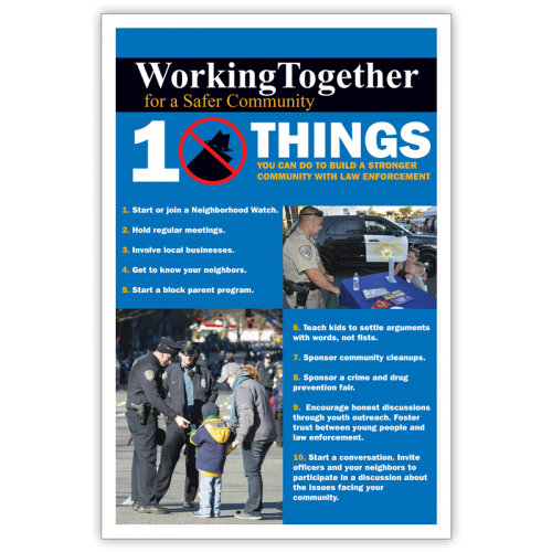 Community Relations Poster | Prevention Education Resources