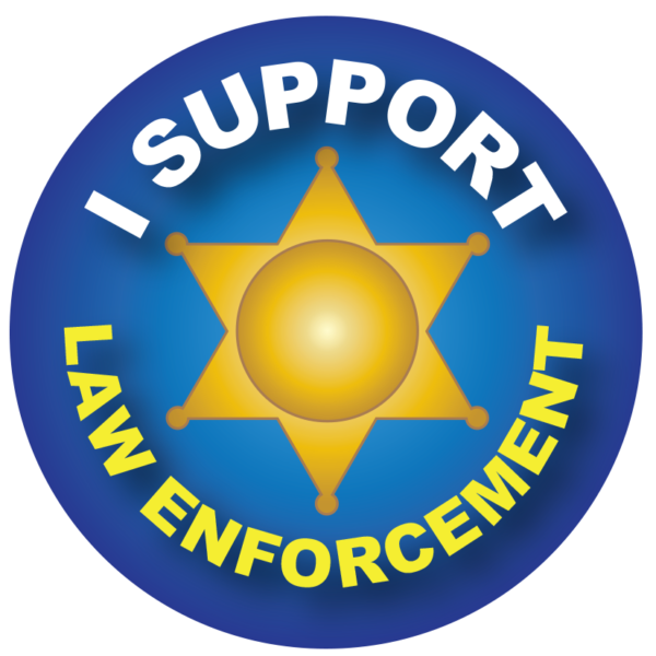 I Support Law Enforcement Sticker | Prevention and Treatment Resource Press
