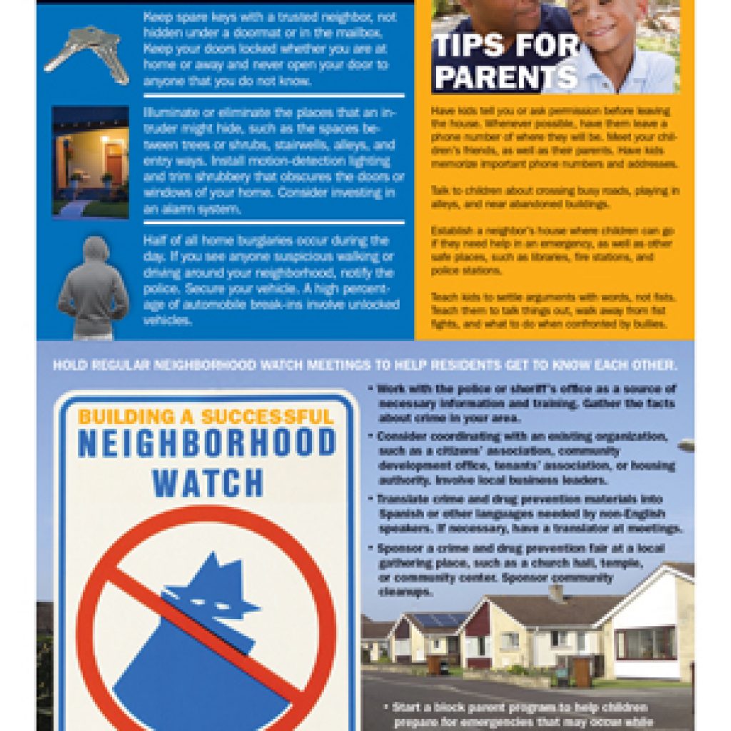 Community Safety Retractable Presentation Display