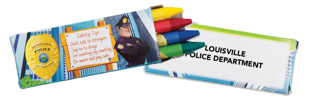 Custom Police Safety Crayons | Prevention and Treatment Resource Press