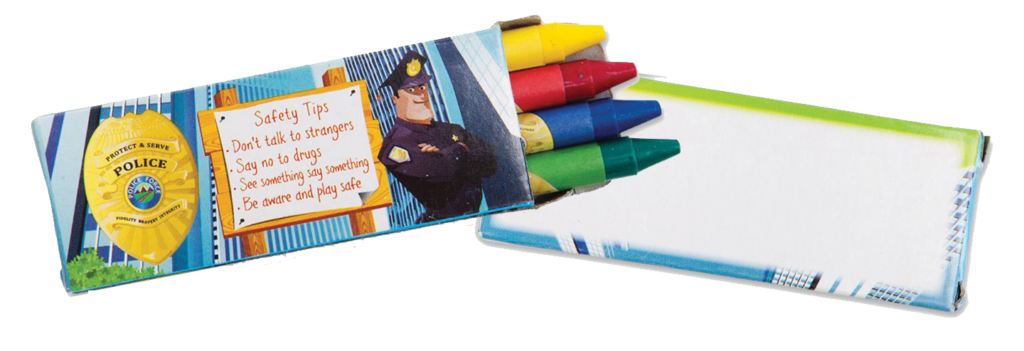 Stock Police Safety Crayons | Prevention and Treatment Resource Press
