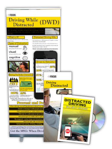 Distracted Driving Tabletop Banner | Prevention Resources