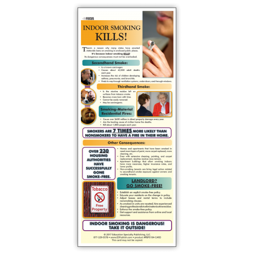 Indoor Smoking Information Card | Prevention Treatment Resources