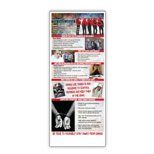 The Facts About Gangs: Gang Prevention Presentation Cards