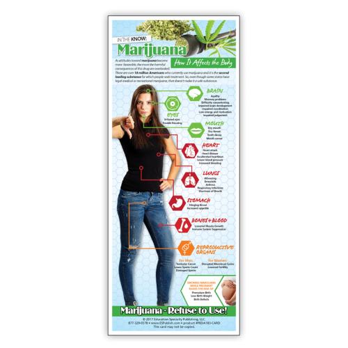 Marijuana Health Effects Presentation Cards • Prevention Resource