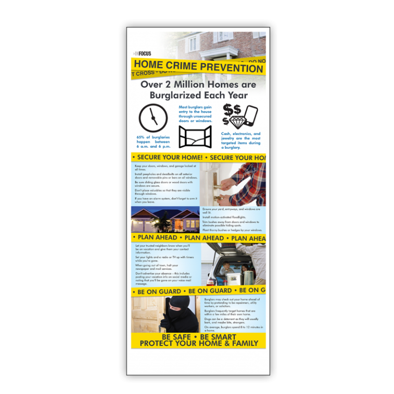 Home Crime Prevention Information Presentation Cards