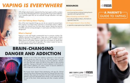 A Parent's Guide to Vaping Pamphlet | Prevention & Treatment Resources