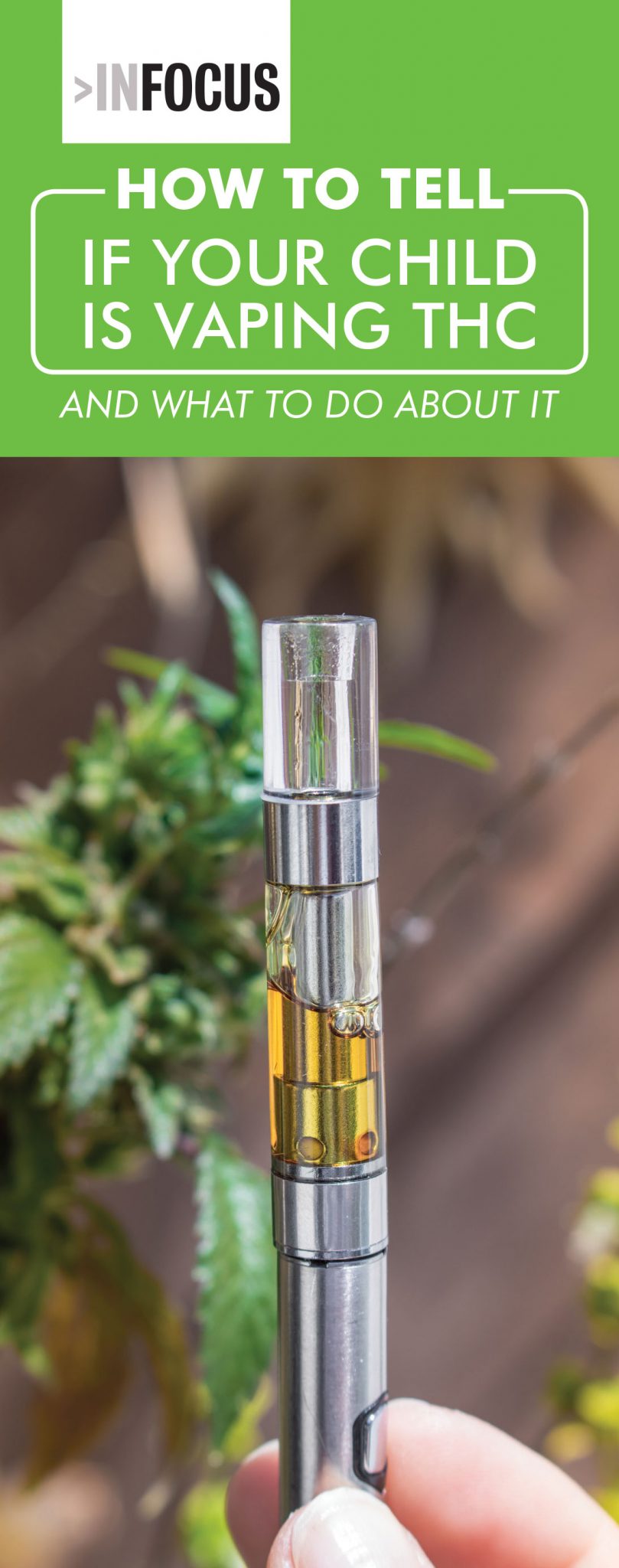 "How to Tell if Your Child is Vaping THC" Pamphlets