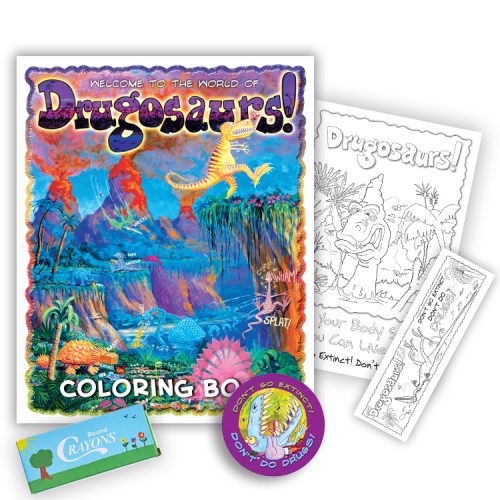 Drugosaurs! A Drug Prevention Education Coloring Book