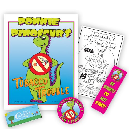 Donnie Dinosaur’s Tobacco Trouble KidPak – Anti-Tobacco Kit