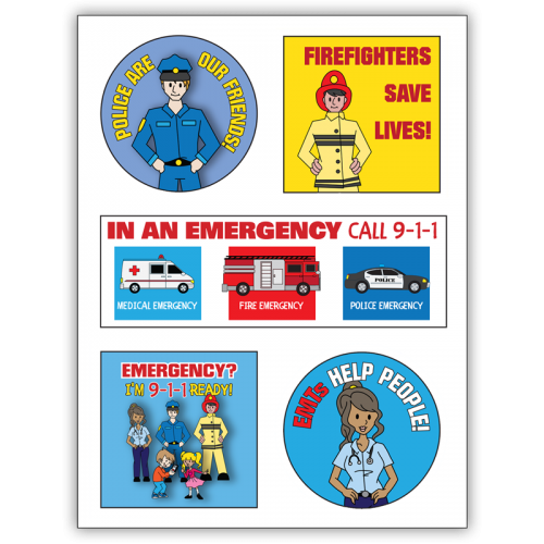EMS Sticker Sheet | Prevention and Treatment Resource Press