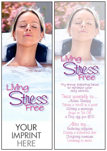 Stress Management Bookmarks – Tips for Living Stress-Free