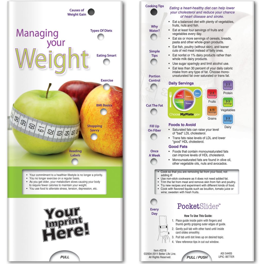 Weight Management Brochure Slider – Steps for a Healthier You