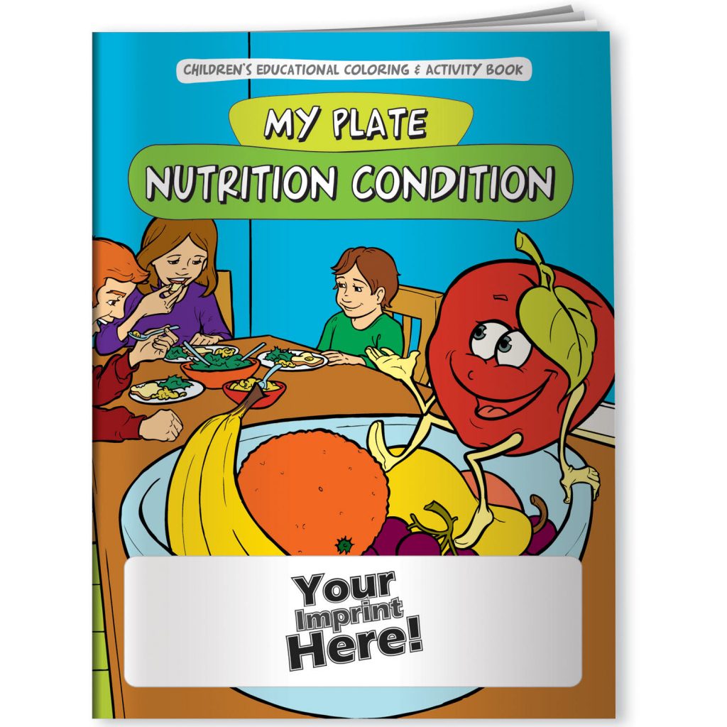 My Plate: Nutrition Condition Coloring Book for Kids